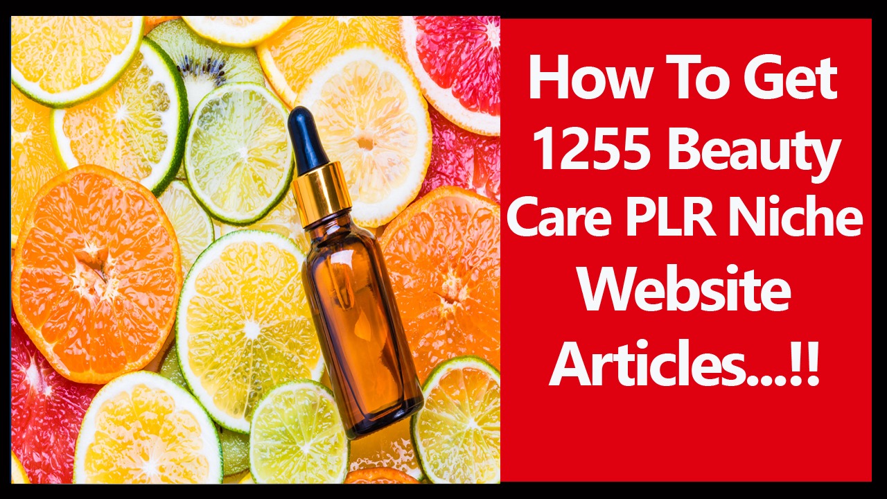 1255 Beauty Care PLR Niche Articles - WordPress Niche Websites
