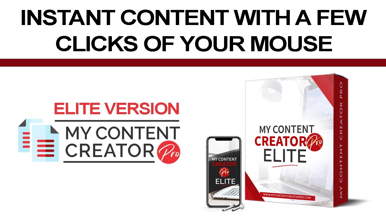 My Content Creator Pro Is A Powerful Content Creation Software - Elite ...